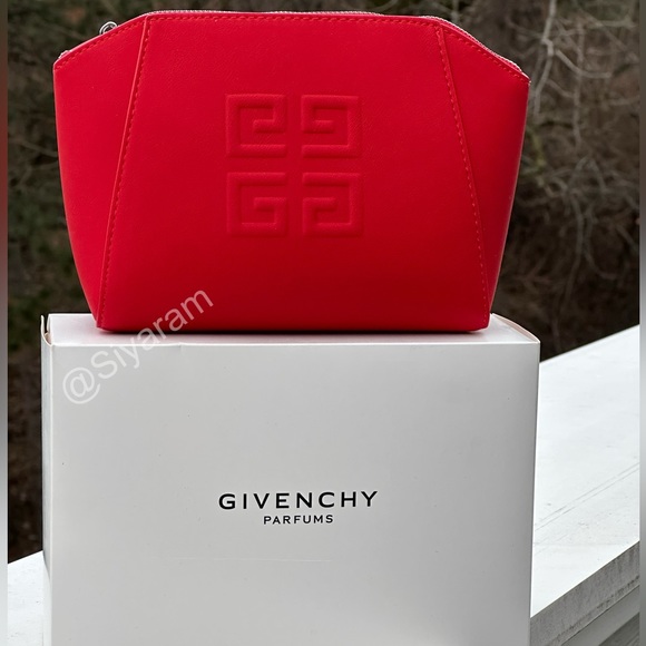 Givenchy | Bags | New Givenchy Cosmetic Makeup Bag Pouch Case To ...